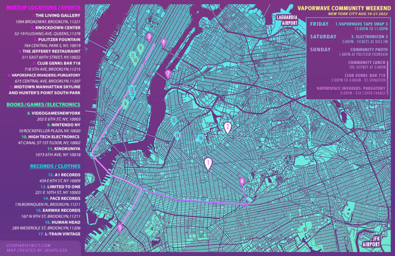 Utopia District: Vaporwave culture, art, music & community.